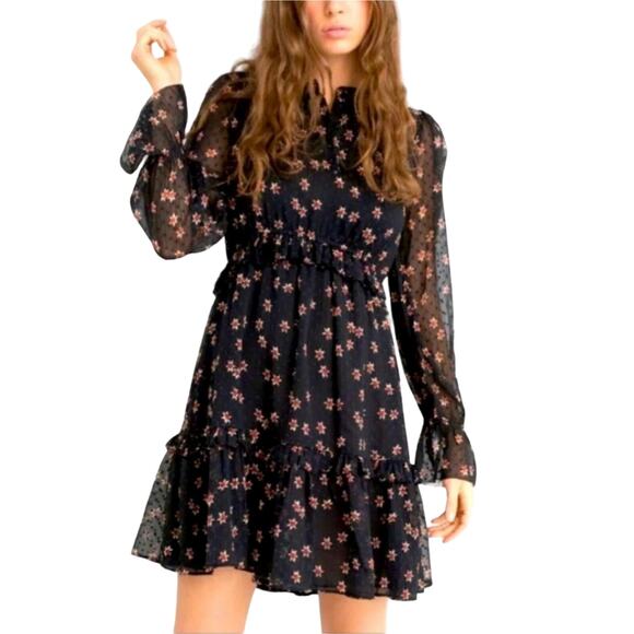 & Other Stories | Dresses | Other Stories Floral Tiered Ruffle Flare ...